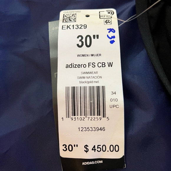 adidas | Swim | 45 Adidas Adizero Fs Closed Back Competitive Swimsuit ...